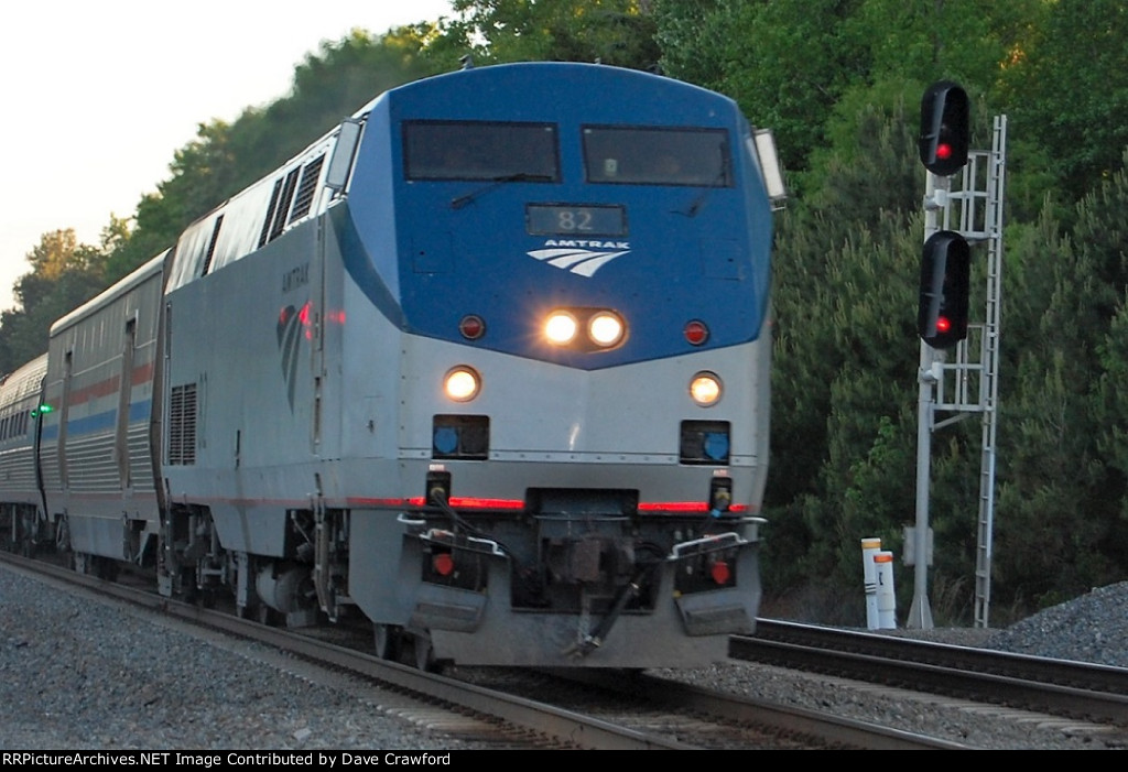 Northbound Amtrak Train 66